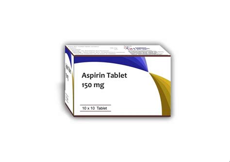 Aspirin Tablets 150 Mg At ₹ 275box Acetylsalicylic Acid Tablets In