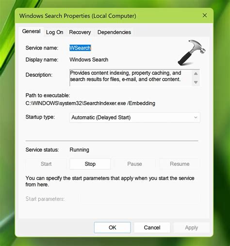 Высокий уровень использования диска индексатором поиска в Windows 1110