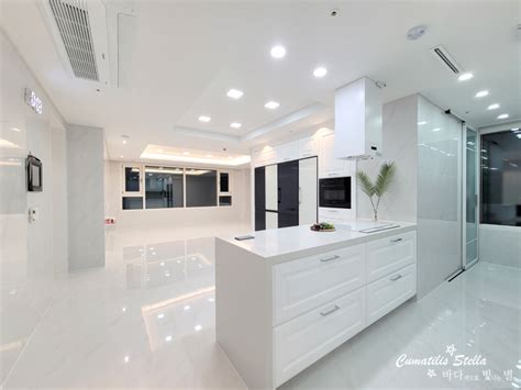 클래식 주방의 대표모델 한샘 키친바흐 맨하탄 창원 아파트 인테리어 네이버 블로그