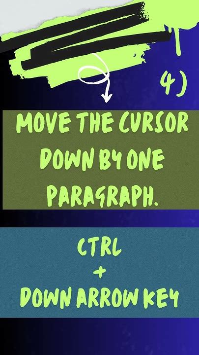 Shortcut Keys To Navigate A Word Document Part 1 Viral