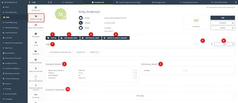 Contact Card Support Salesmanago Customer Engagement Platform For Impact Hungry Ecommerce