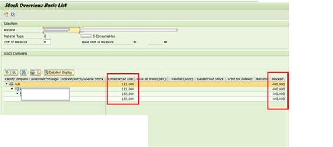 Solved Mm Report For Blocked Stocks Detailed Sap Community