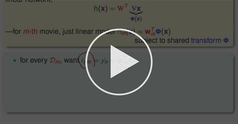 basic matrix factorization 第十五講：matrix factorization coursera
