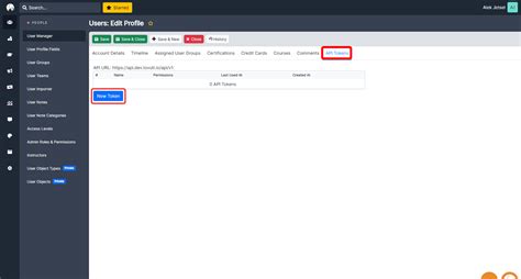 Create An Api Token Tovuti Help Center