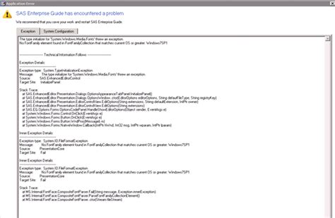 Sas Enterprise Guide Application Error When Attempting To Open Edi Sas Support Communities