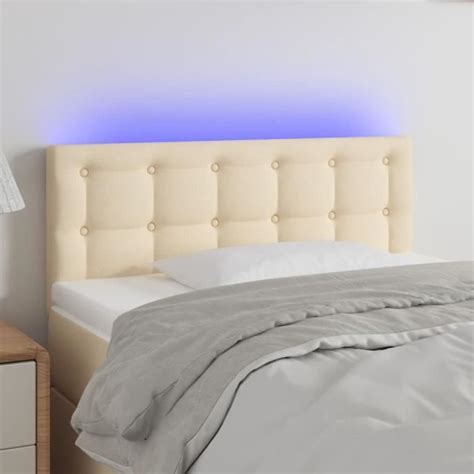 Hen Tête De Lit à Led Crème 80x5x78 88 Cm Tissu Ejl7807121423984 Cdiscount Maison