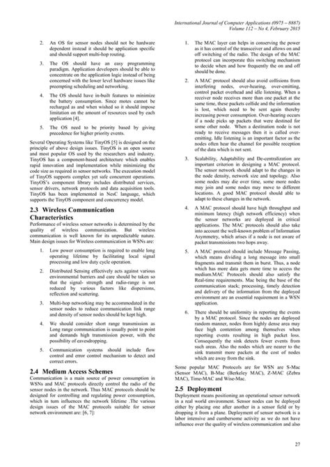 Design Issues And Challenges In Wireless Sensor Networks Pdf Internet Of Things Internet