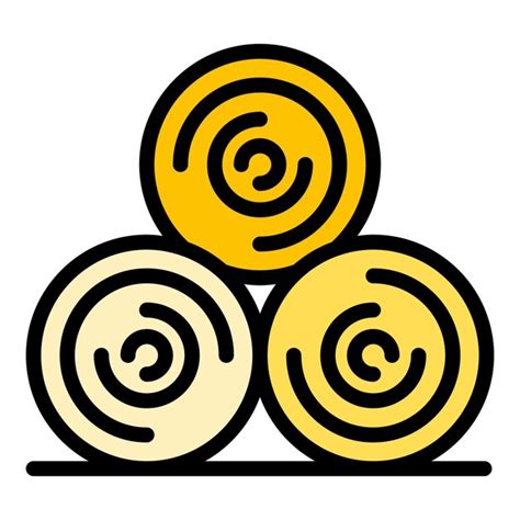 Premium Vector Wood Roll Icon Outline Vector Furniture Production Maker Work Color Flat