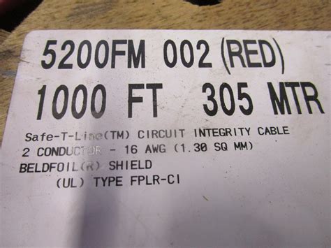 Belden New Generation Approx 250ft Circuit Integrity Cable 5200fm 002