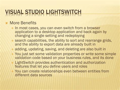 Ppt Object Oriented Mvc Software Factory Dan Lightswitch Powerpoint