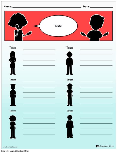 Ta Portrait Couleur 1 Storyboard Par Fr Examples