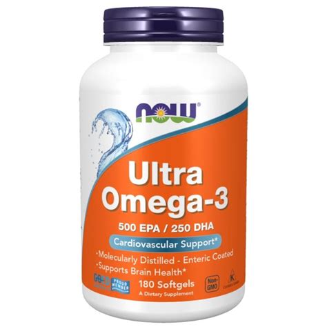 Now Foods Ultra Omega 3 180 Softgels Cardiovascular Support