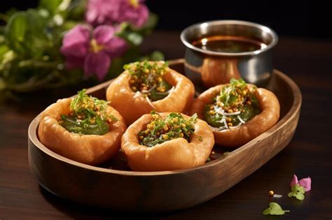 Premium Photo Pani Puri Passion Love At First Bite