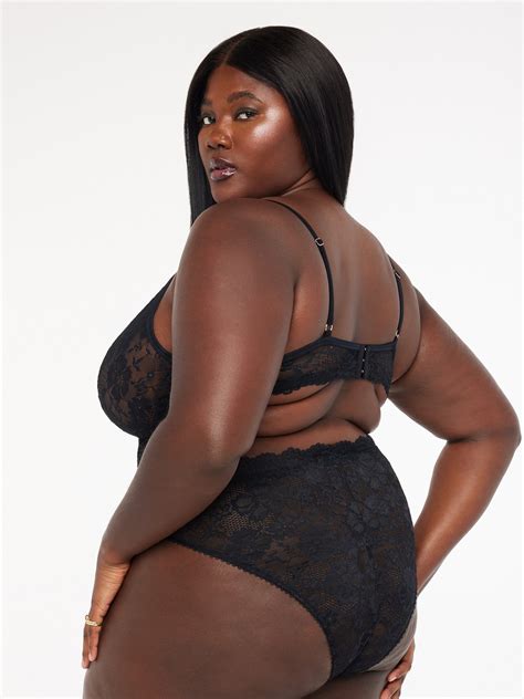 Floral Lace Teddy In Black Savage X Fenty