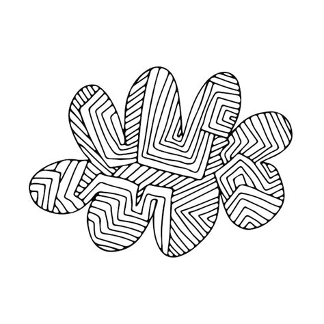 Premium Vector Cute Doodle Cloud Illustration Hand Drawn Vector Cloud