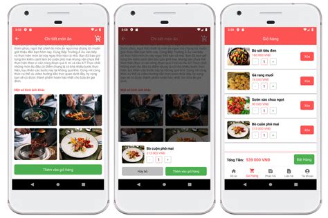 Đồ án Android Java Ứng Dụng Quản Lý Quán ăn Online Admin And Users Food Order Pro App