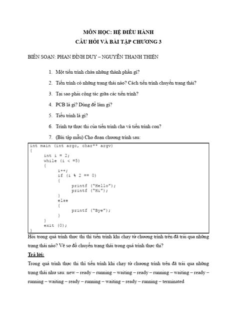 23520576-Bai tap chuong 3 | PDF
