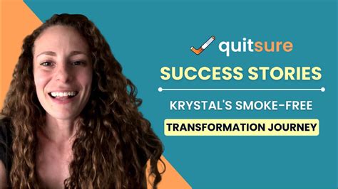 Quitsure Success Stories Krystals Smoke Free Transformation Journey
