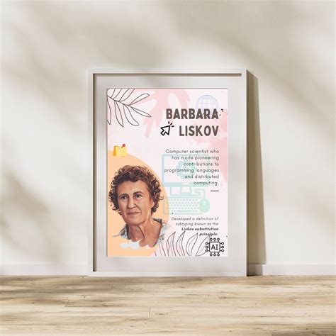 Women In Computer Science Posters Set Of Printable Science Classroom Decor Women In CS