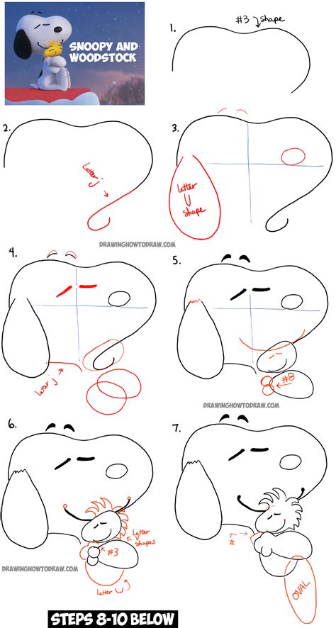 How To Draw Snoopy