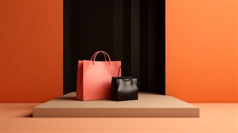 Vacant Tote Bag Displayed On 3d White Background Shop Bag Shoping Bag T Bag Background