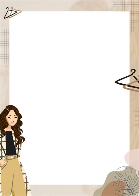 Aesthetic Border Picture Writing Prompts Paper Background Design Aesthetic Anime