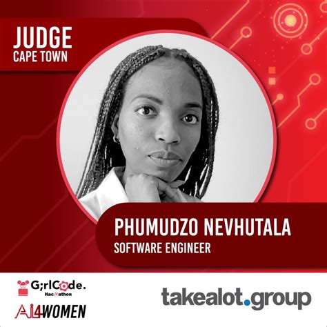 Phumudzo Nevhutala On Linkedin Ai4women Girlcode Womenintech Takealot