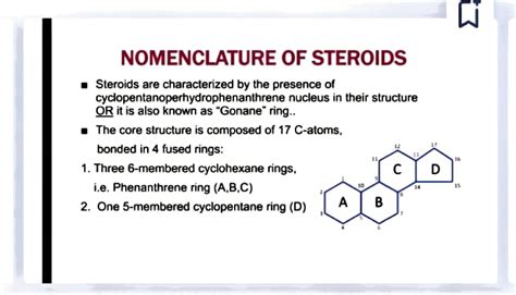 Nomenclature And Stereochemistry Of Steroids Pdf