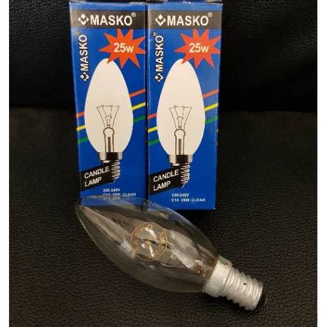 Jual Lampu Lilin E14 Dan E27 Masko 25w Shopee Indonesia