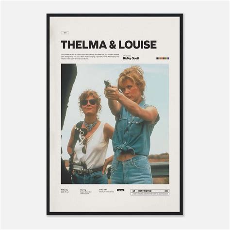Thelma And Louise Movie Poster Thelma And Louise Film Poster Classic