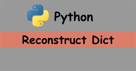 Python Reconstruct Dictionary By Splitting A Formatted Key String Technical Feeder