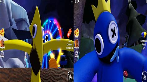 Rainbow Friends Chapter 2 Blue Vs Yellow Jumpscare Youtube
