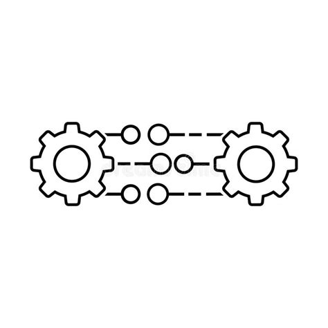 Cloud Api Vector Icon Software Integration Illustration Sign Application Symbol Stock Vector