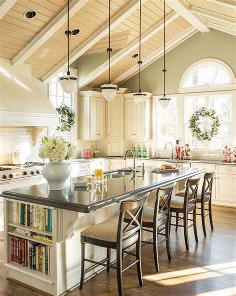 30 Kitchen Islands With Seating And Dining Areas Digsdigs