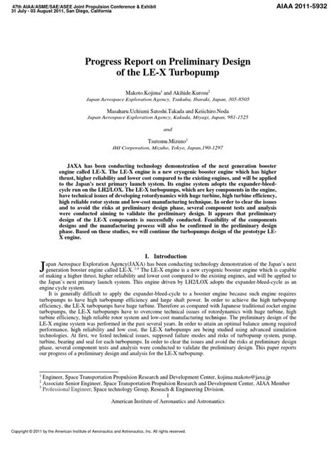 Aiaa 2011 5932 Pdf Turbine Computational Fluid Dynamics