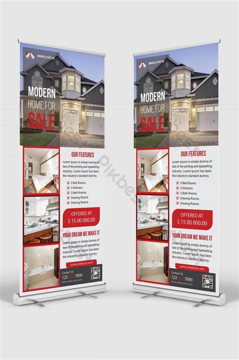 부동산 롤업 배너 디자인 Ai 무료 다운로드 Pikbest
