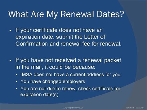 Certification Renewal Imsa Dedicated To Providing Quality Certification