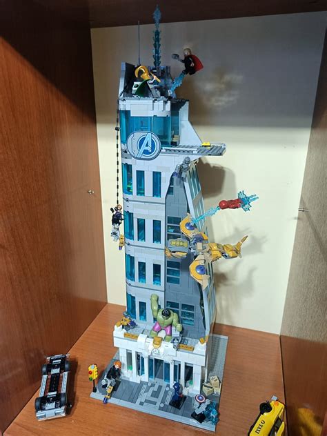 Lego Avengers Tower Moc Massive Lego Avengers Tower Moc Flum