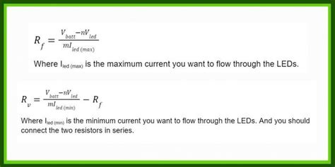 current limiting resistor function calculation and design tips