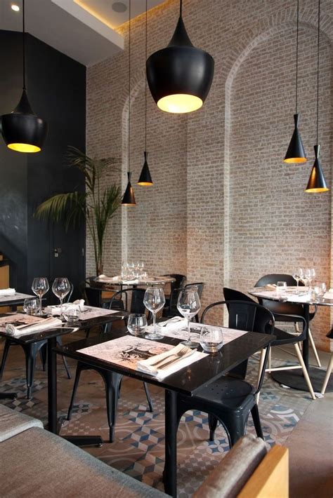 Decoração De Cafés E Restaurantes Restaurant Decor Restaurant Interior Design Industrial