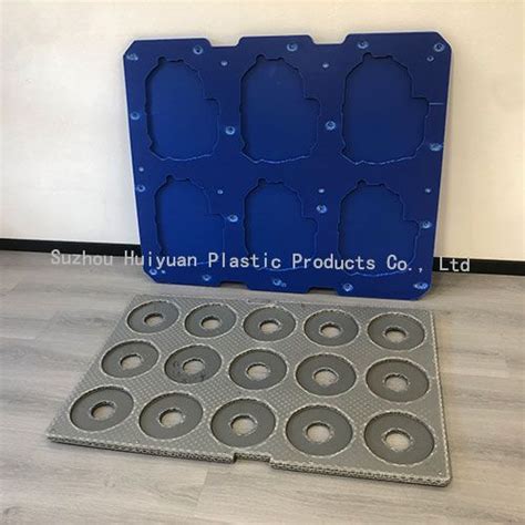 Custom Four Layer Plastic Pallet Dividers For Special Shaped Part