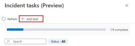 azure 포털의 microsoft sentinel에서 인시던트 태스크 작업 microsoft learn