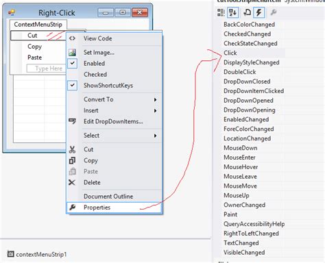 C Why The Contextmenu Right Mouse Click On Listview Items Is Not