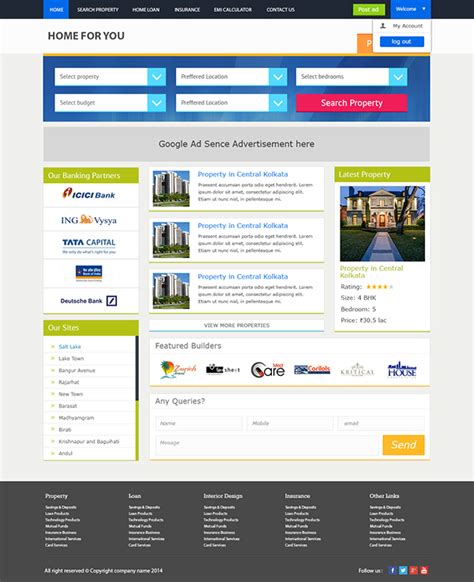 PSD TO RESPONSIVE HTML On Behance