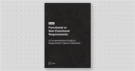 Functional Vs Non Functional Requirements