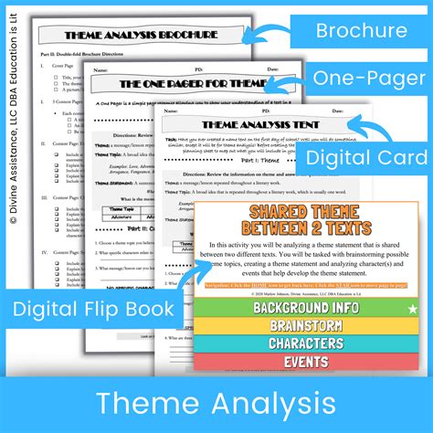 Fun Character Analysis Activities At Audrey Nixon Blog