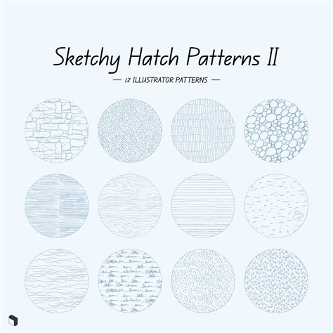Swatch Sketchy Hatch Patterns 2 Toffu Co