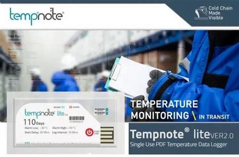 Tempnote Lite V Emirates Airlines Approved Data Logger For Laboratory