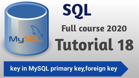 mysql tutorial in hindi part 18 key in sql in hindi primary key