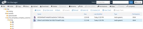 Cpanel 23314 Csf Suspicious File Alerts Tmppmatemplatecompiles